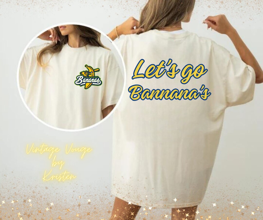 Savannah Bananas Baseball Banana T-shirt - Etsy
