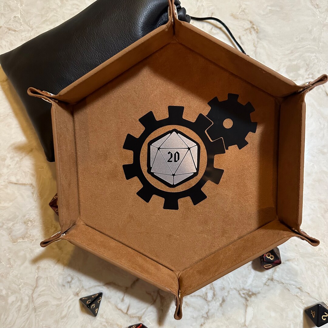 Gear D20 Dice Tray - Etsy