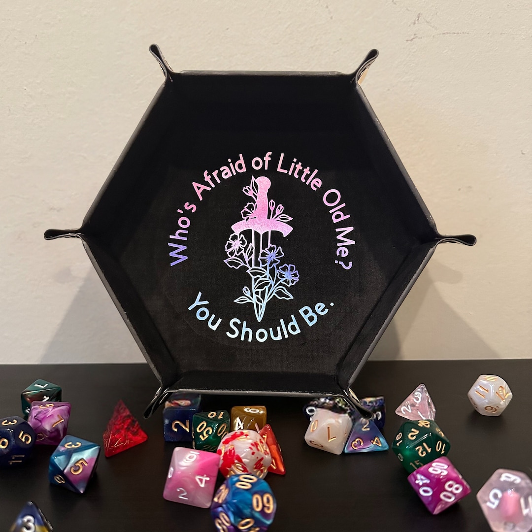 Rogue Dice Tray Collapsable Dice Tray - Trickster Design Dice Tray for ...