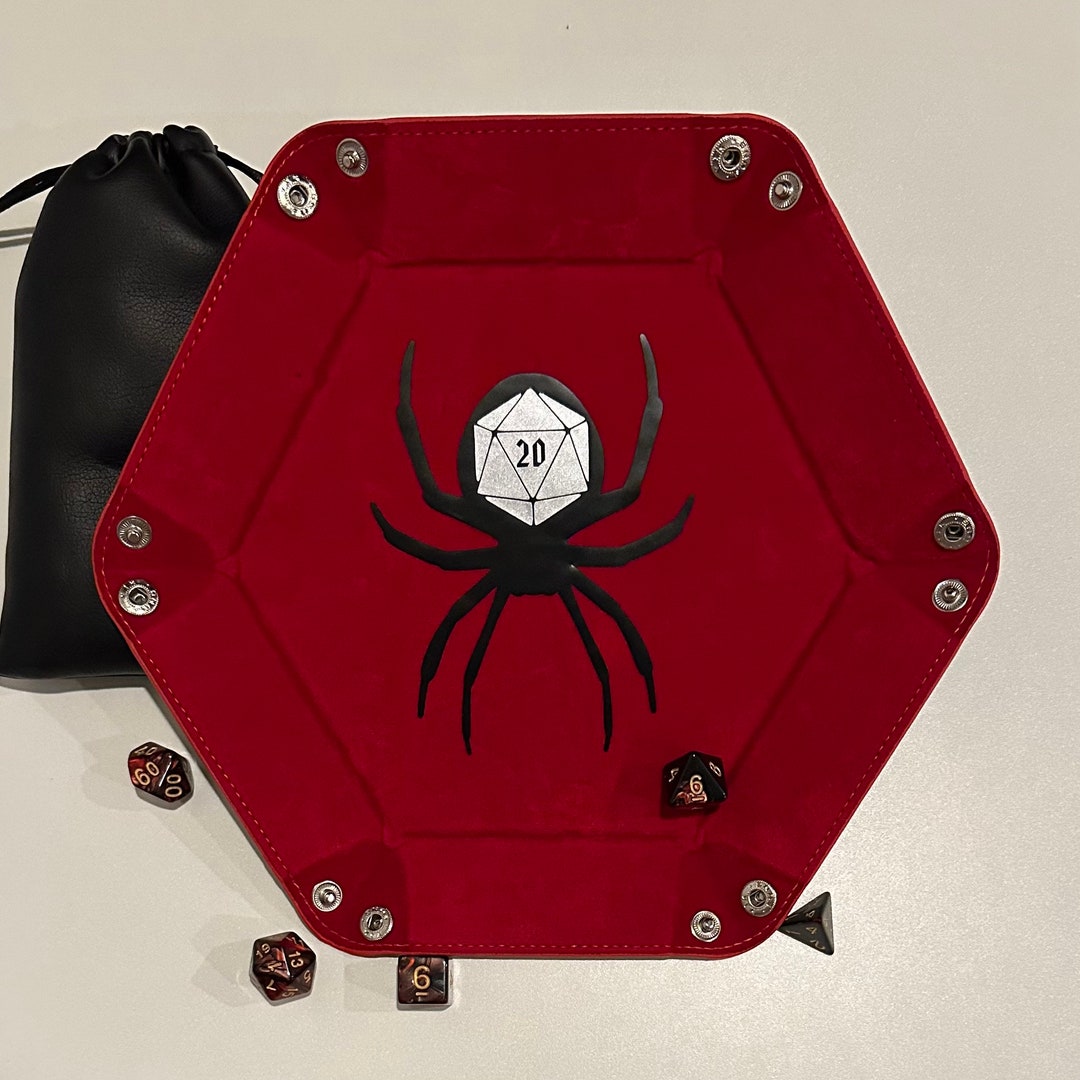 Spider Dice Tray for Tabletop RPG or Dungeons and Dragons ...