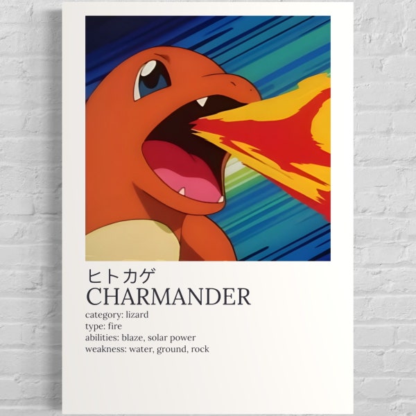 Charmander Poster - Etsy