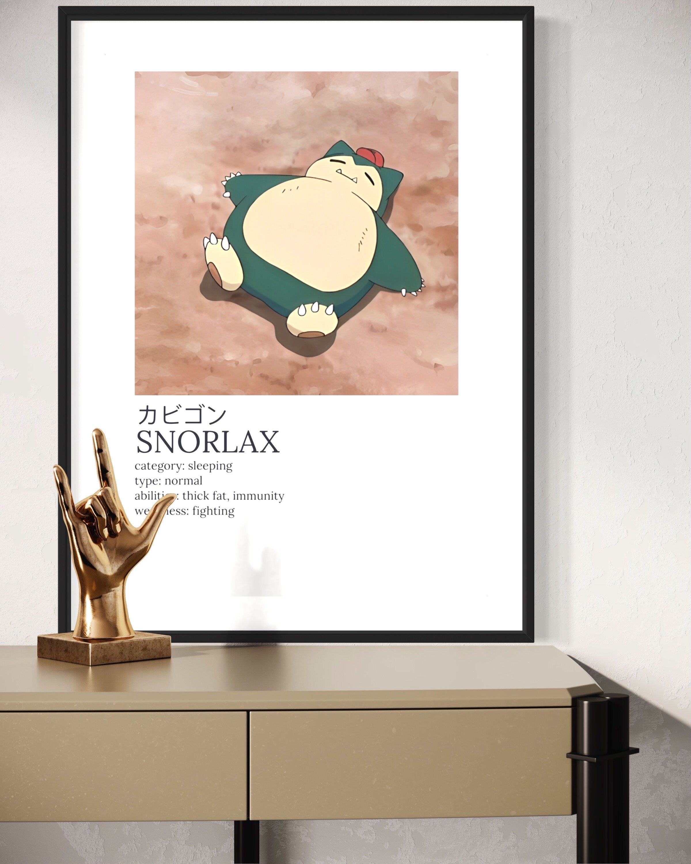 Snorlax Poster - Etsy