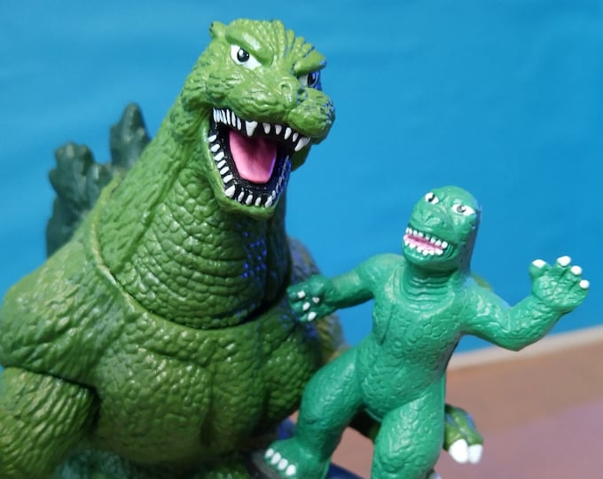 Hanna-barbera Version Godzilla Figure Repaint W/ 'godzooky" (customized ...