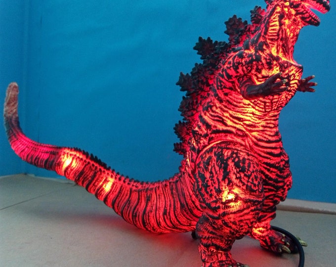 Night Light Shin Godzilla Customized 6 Vinyl Figure With Usb-powered ...