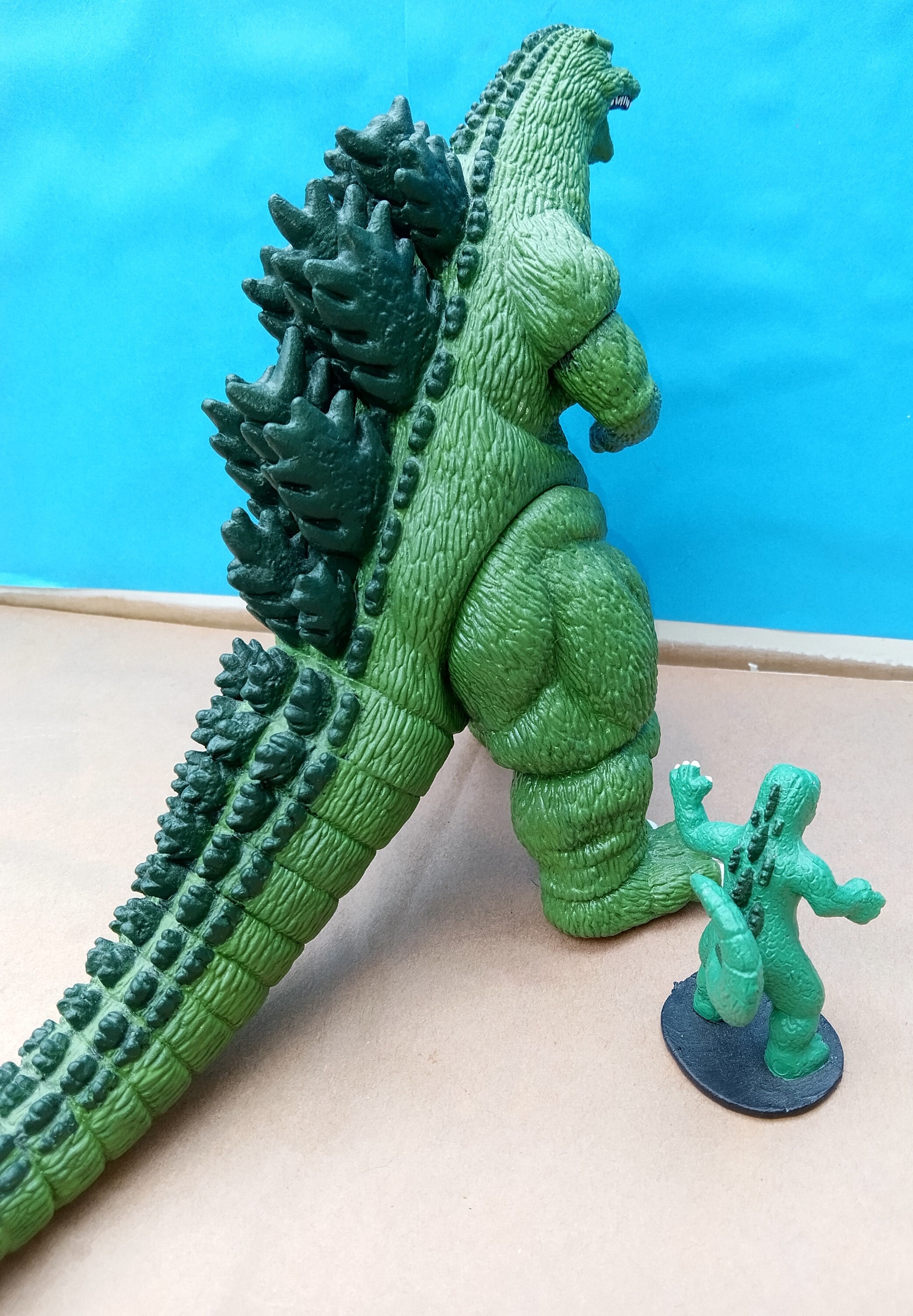 Hanna-barbera Version Godzilla Figure Repaint W/ 'godzooky customized 6 ...