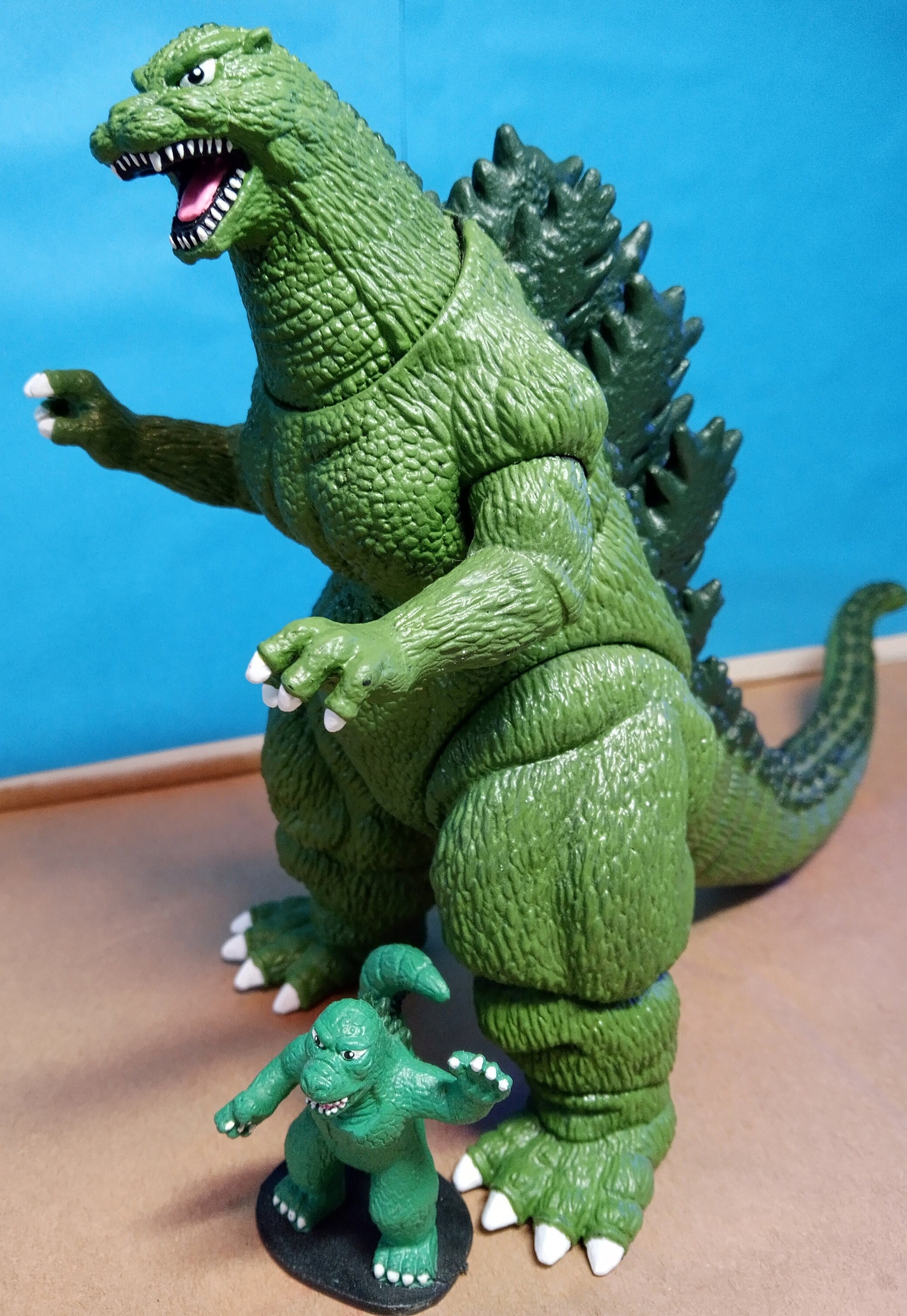 Hanna-barbera Version Godzilla Figure Repaint W/ 'godzooky customized 6 ...