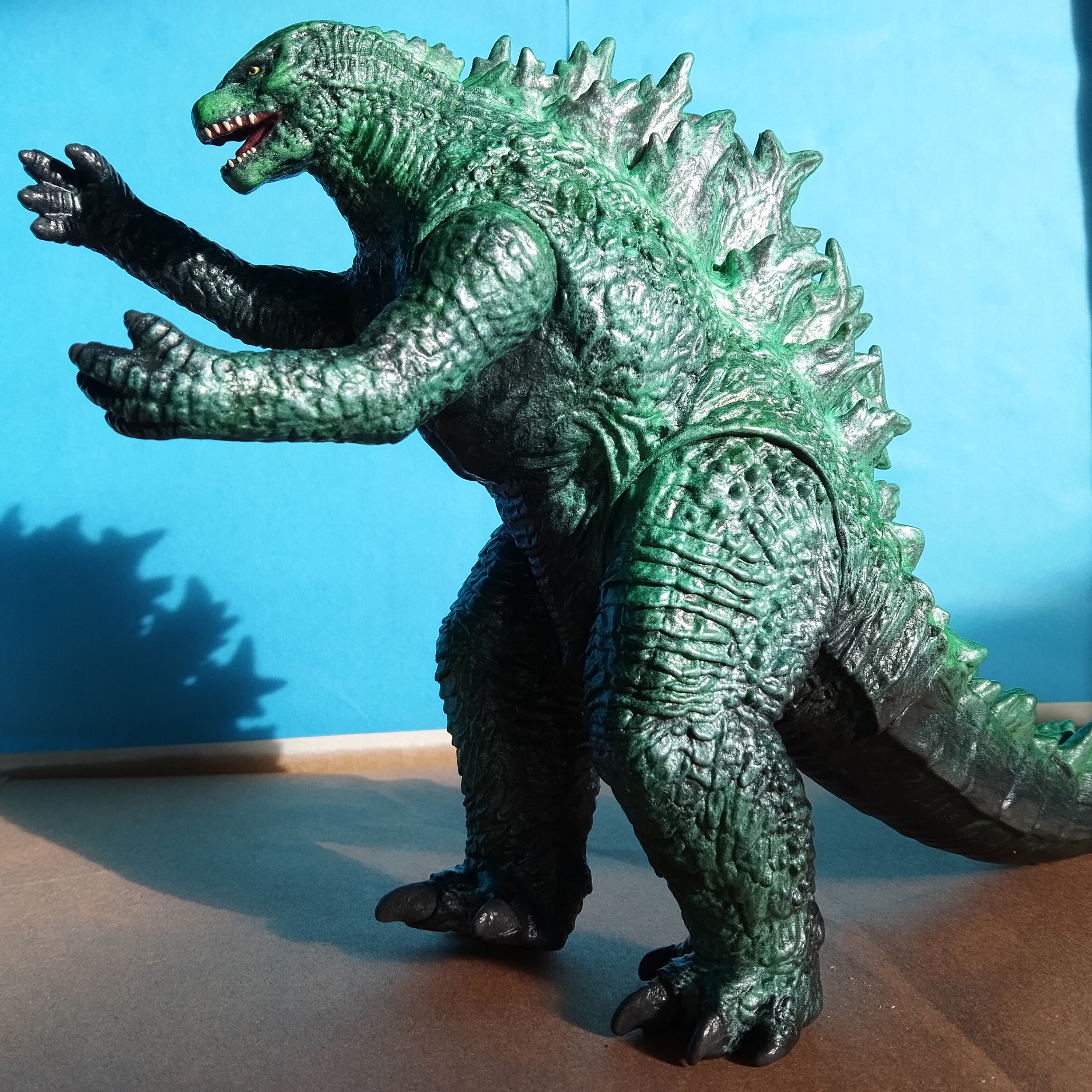 Godzilla 2019 6 Figure Repaint custom bio-glow Green Color Scheme - Etsy