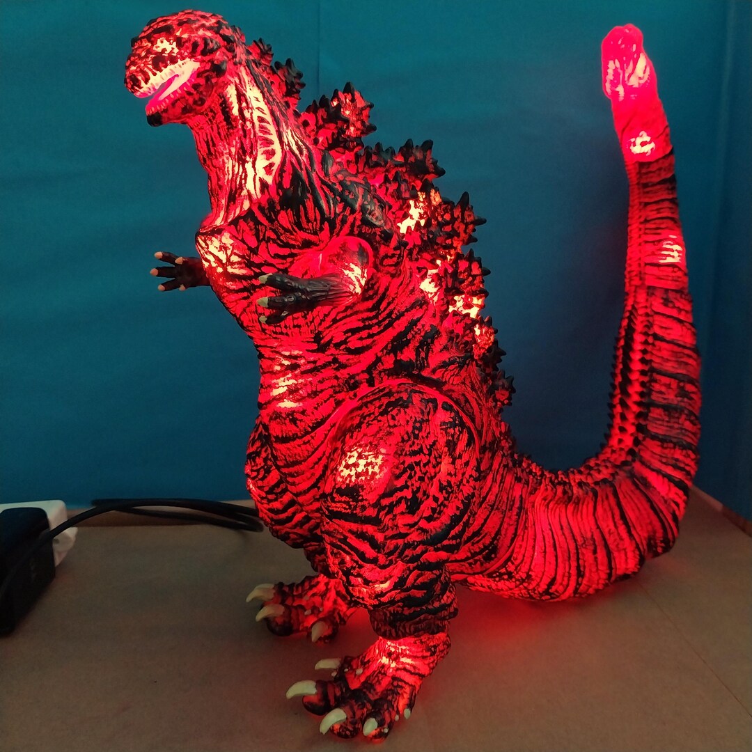 9 Shin Godzilla Custom Night Light Repainted Vinyl Figure W/ Usb ...