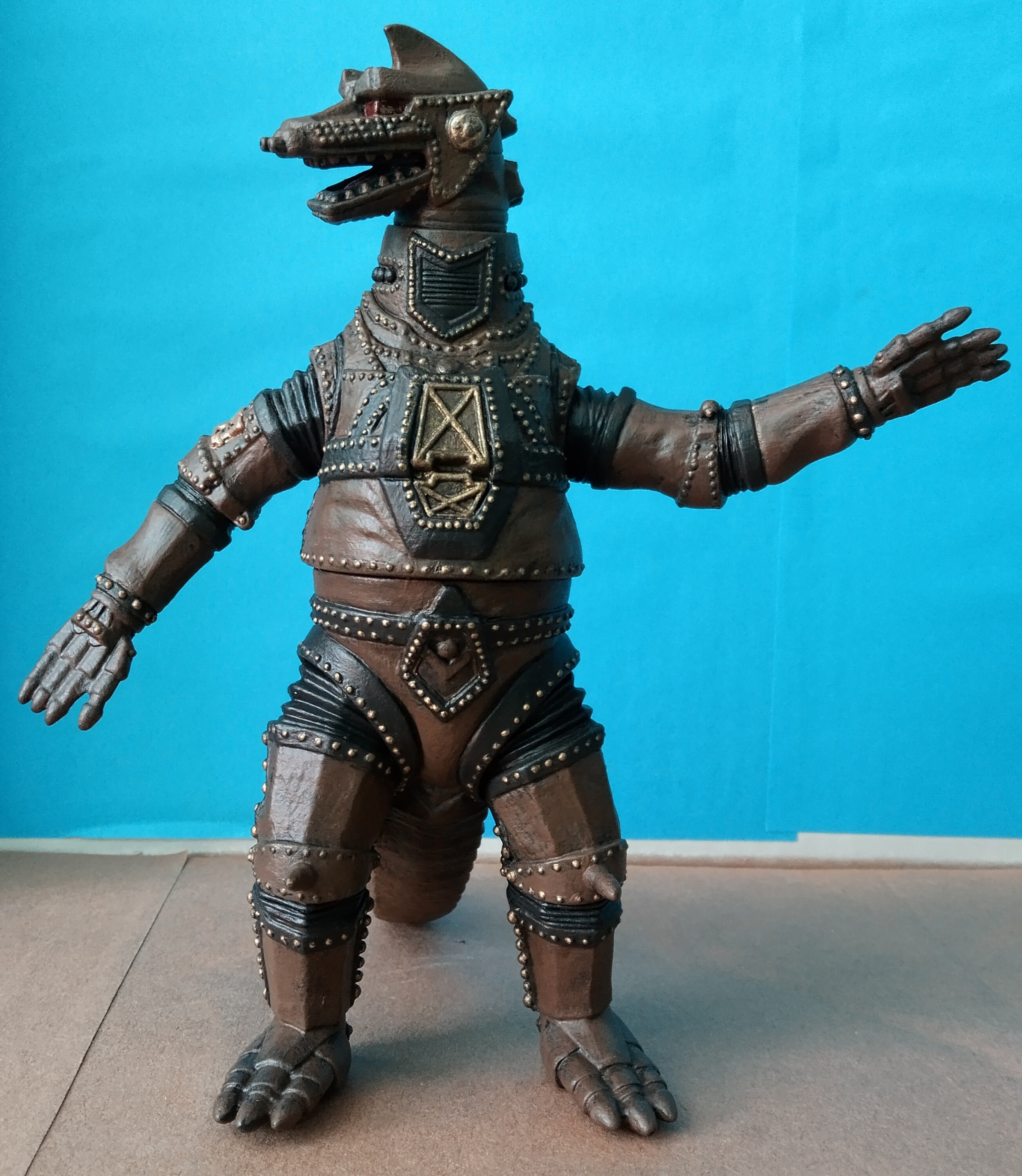 Steampunk Mechagodzilla Custom 6 Figure Repaint - Etsy