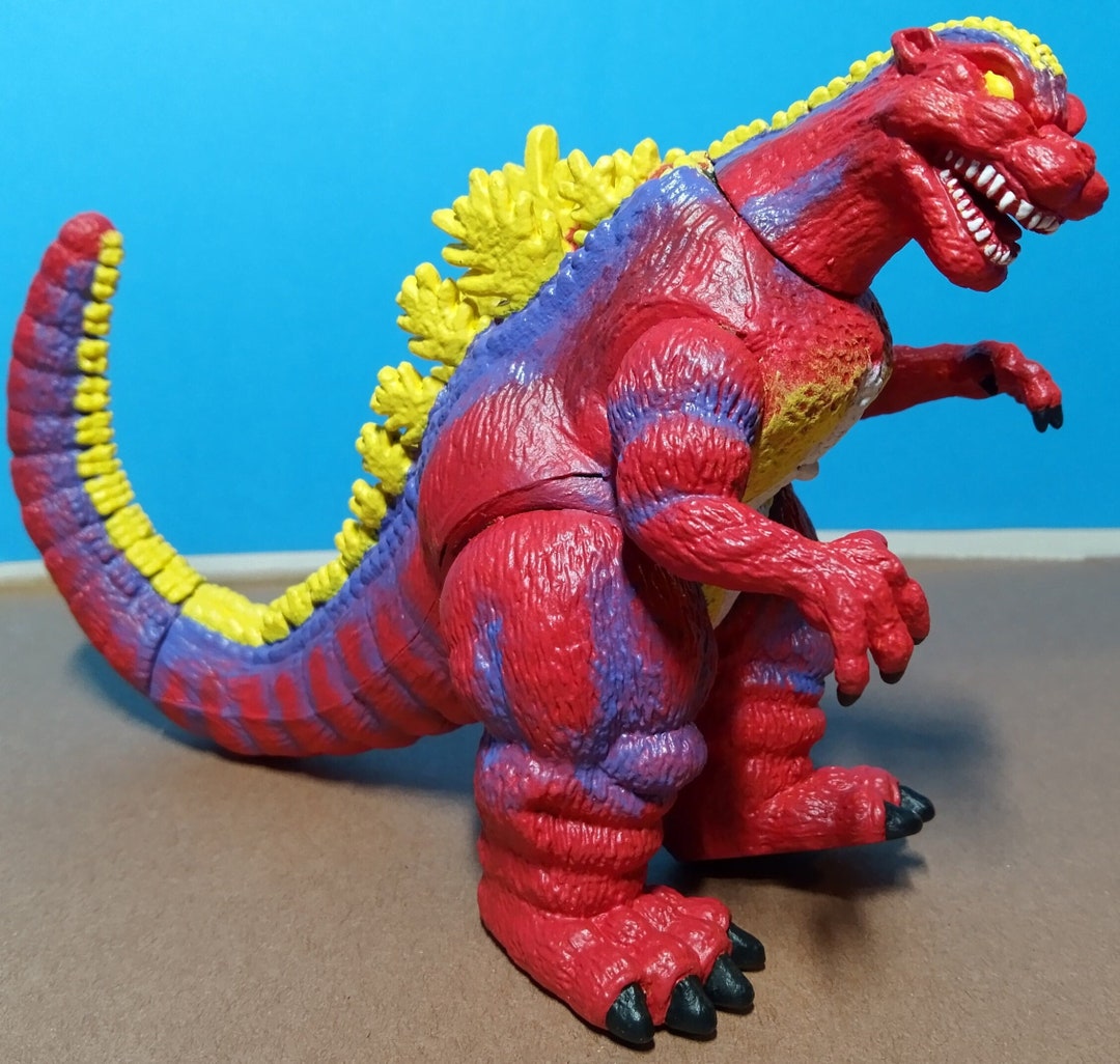 Trendmasters 5 Godzilla Figure Custom Repaint Godzilla Wars 40th ...