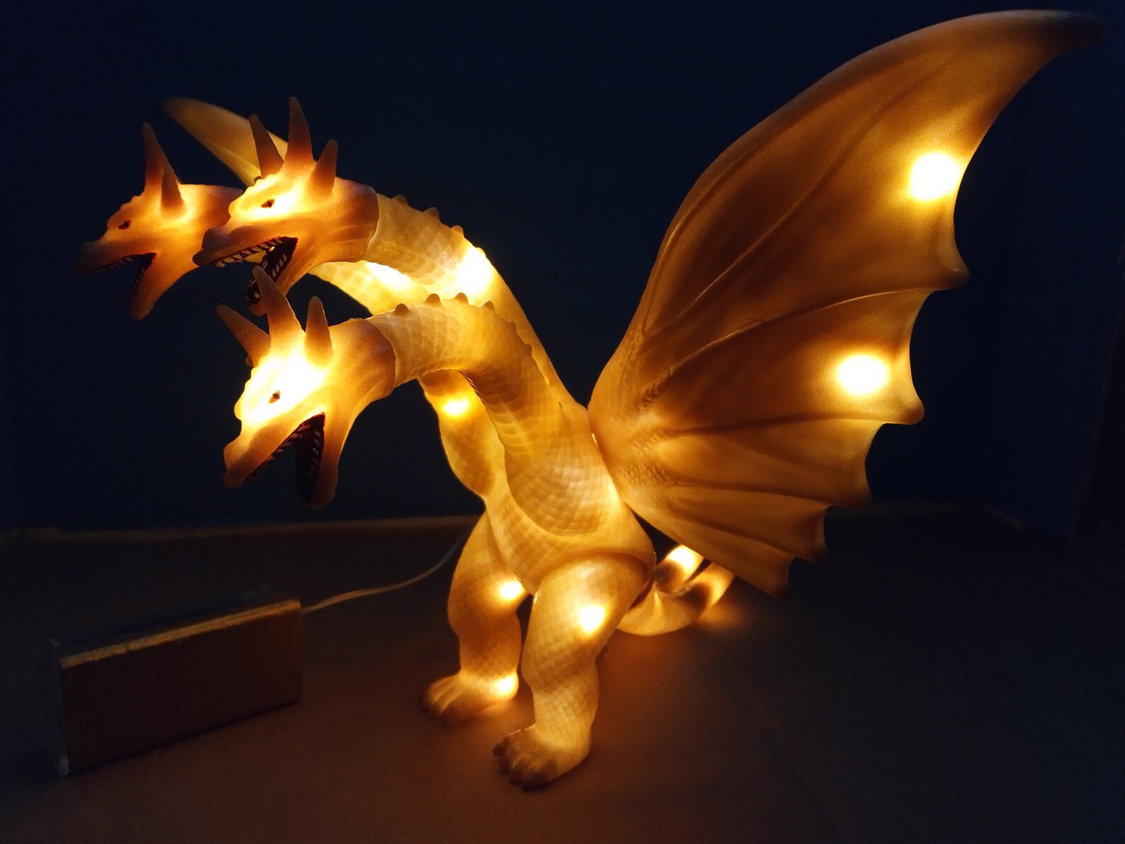 King Ghidorah Night Light 6 Customized Vinyl Figure With Battery ...