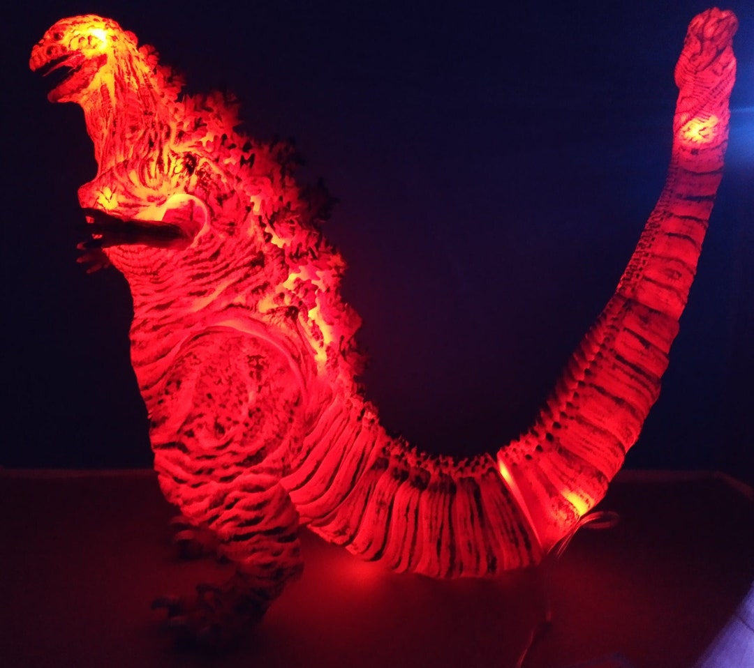 Night Light Shin Godzilla 9 Customized Vinyl Figure With - Etsy