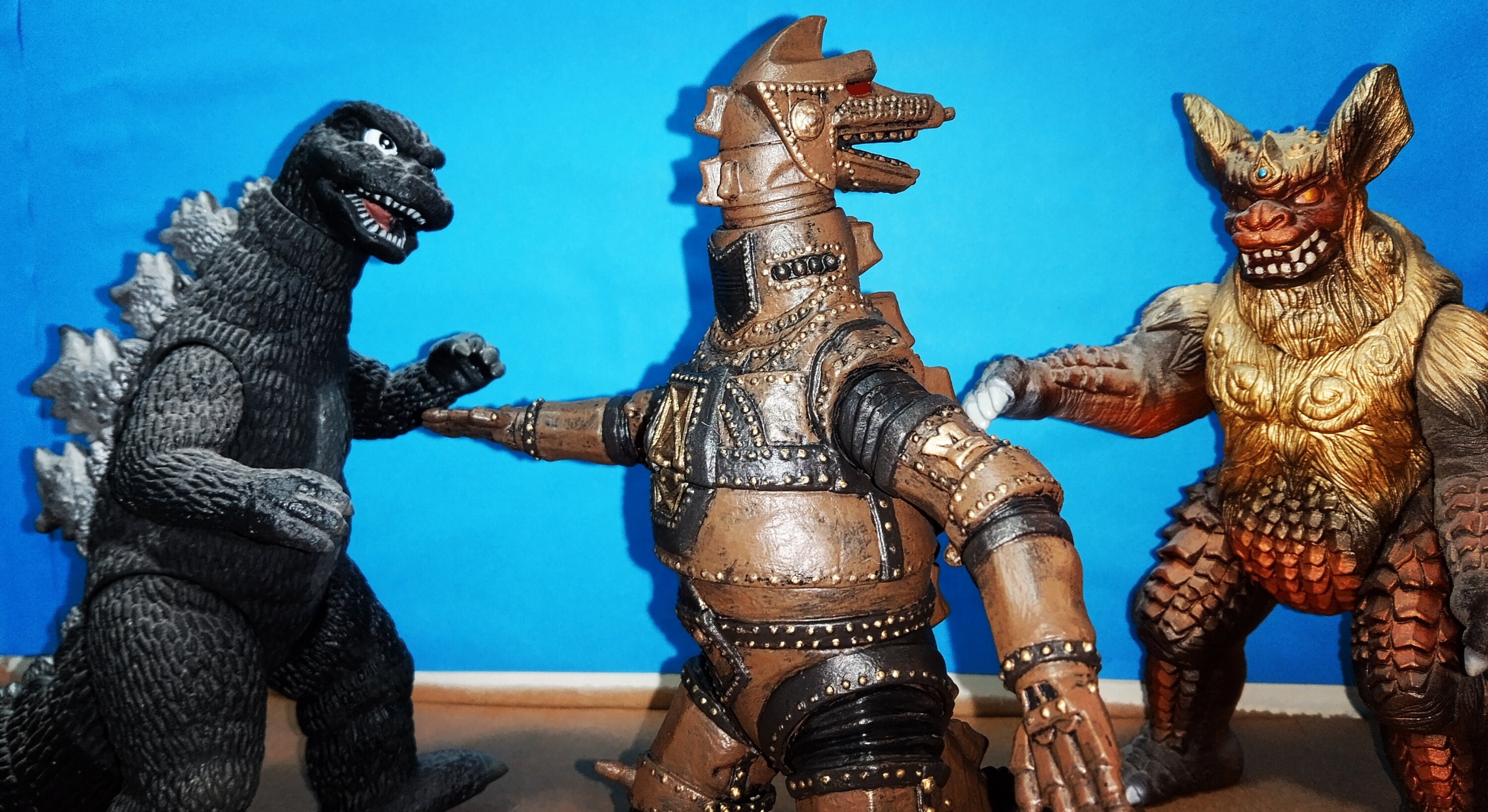 Steampunk Mechagodzilla Custom 6 Figure Repaint - Etsy
