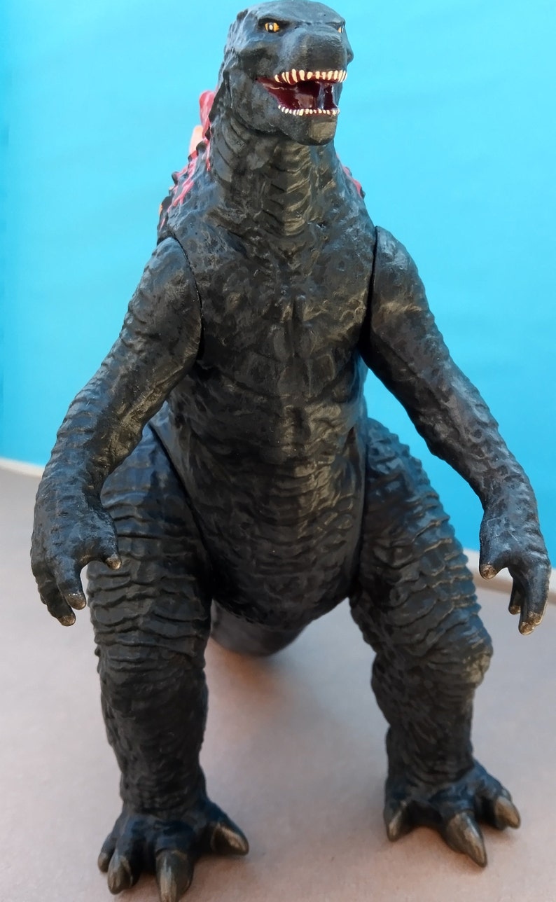 Rainbow Godzilla Custom 6 Figure Repaint 2019 Godzilla King of the ...