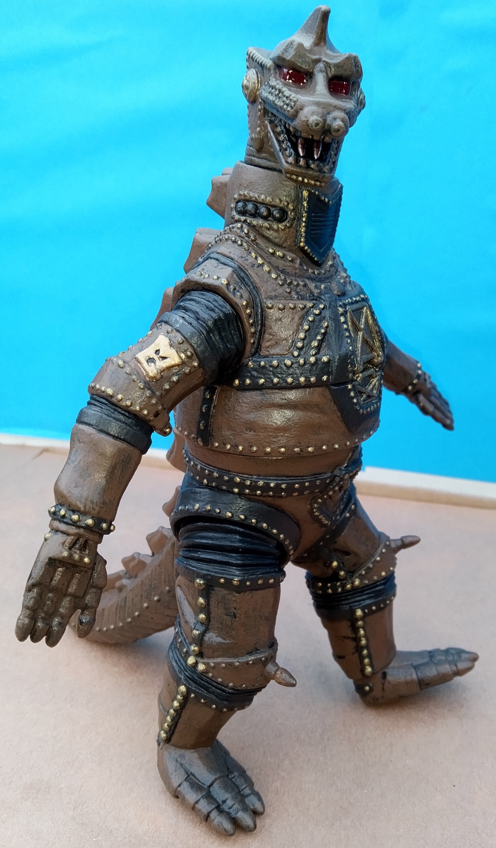 Steampunk Mechagodzilla Custom 6 Figure Repaint - Etsy