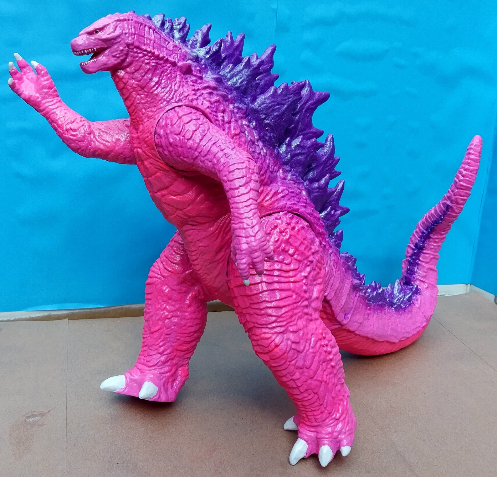 Mega 'barbiezilla' 8 Godzilla 2019 Version Custom Repainted Vinyl ...