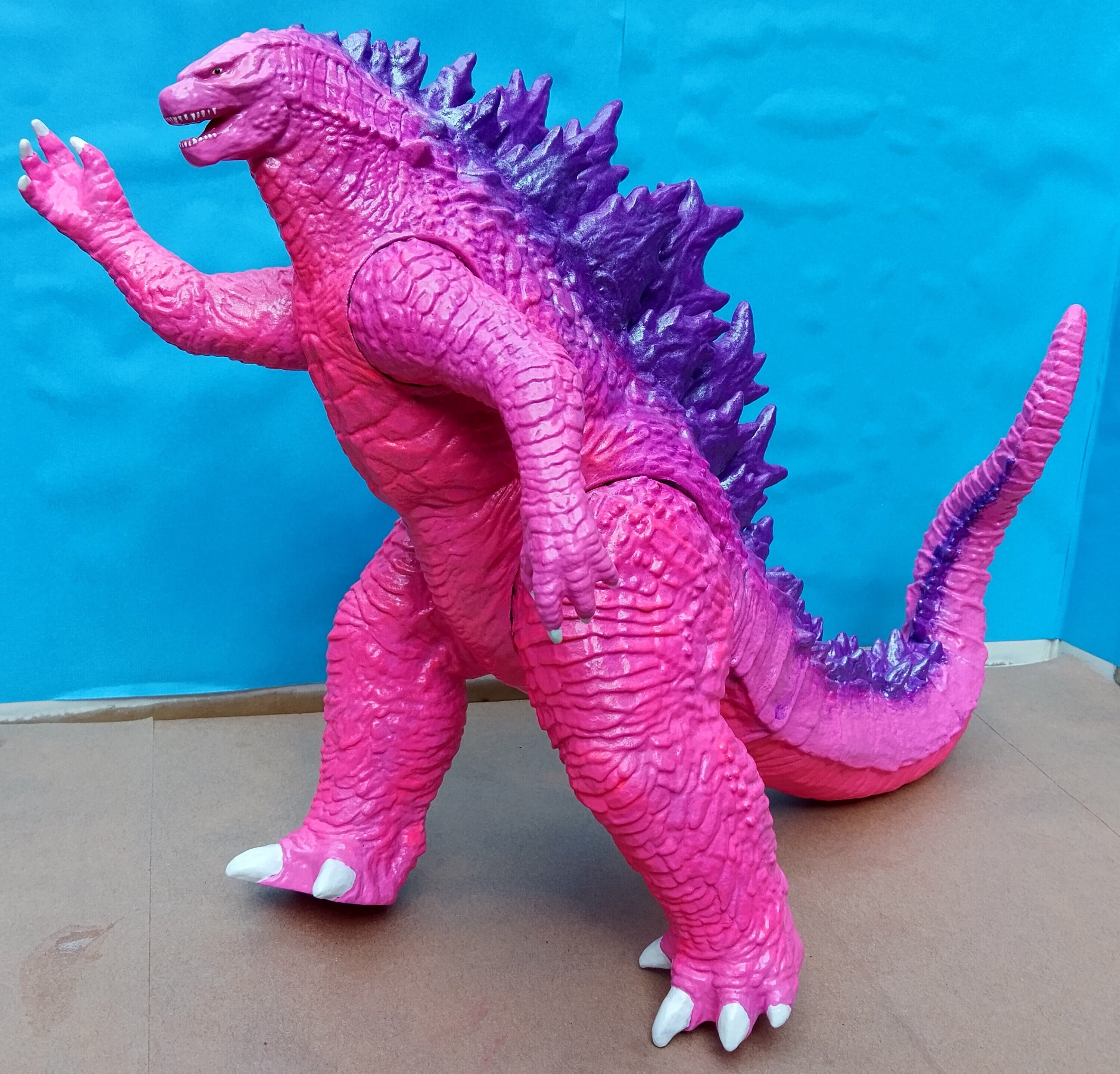 Mega 'barbiezilla' 8 Godzilla 2019 Version Custom Repainted Vinyl ...