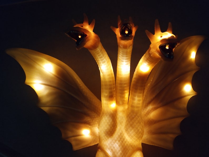 King Ghidorah Night Light 6 Customized Vinyl Figure With Battery ...