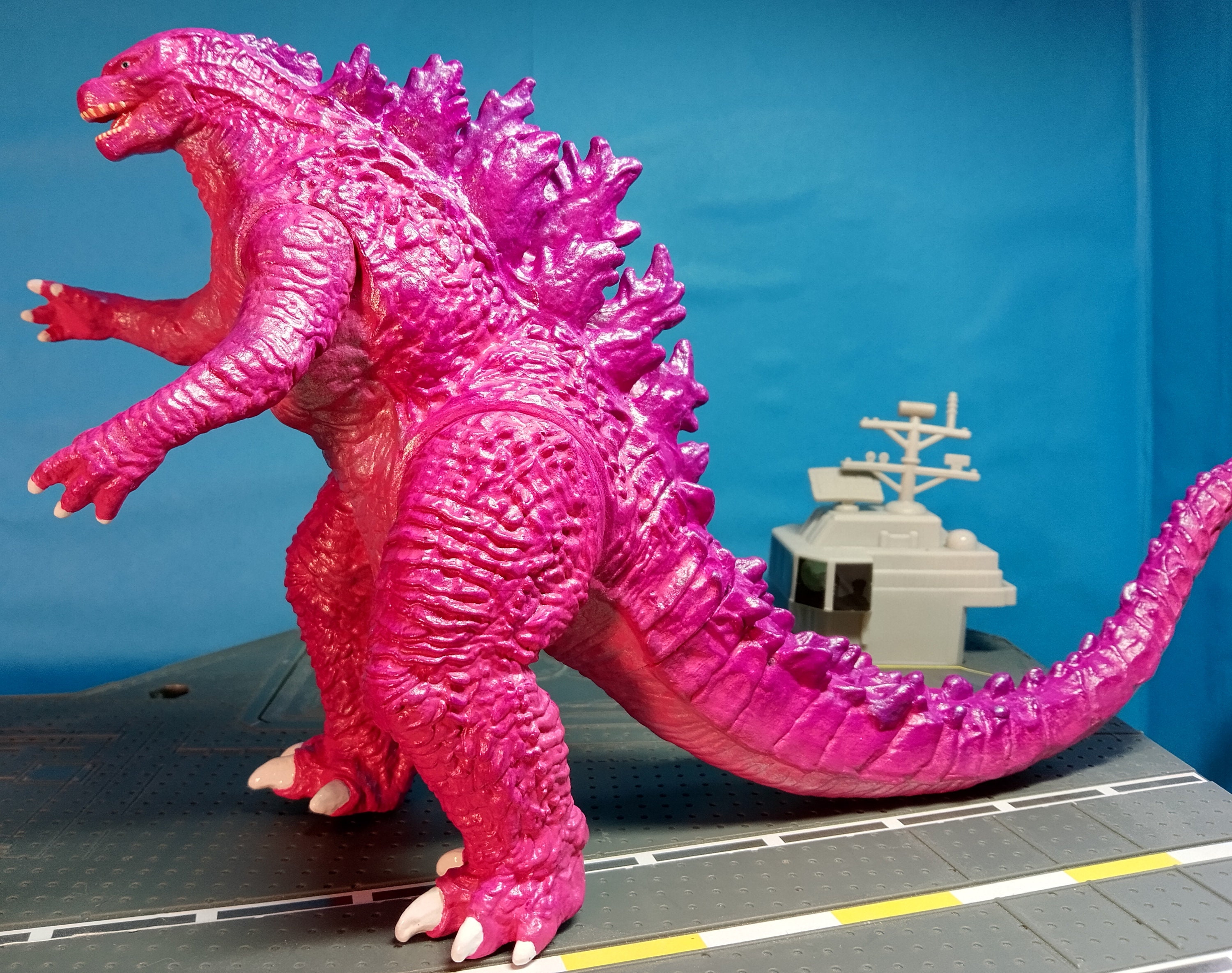 Barbiezilla 6 Godzilla Figure Repaint 2019 Burning Godzilla W/ Custom ...