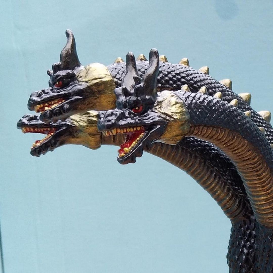 King Ghidorah 1964 Custom Repaint 6" Vinyl Figure - Etsy