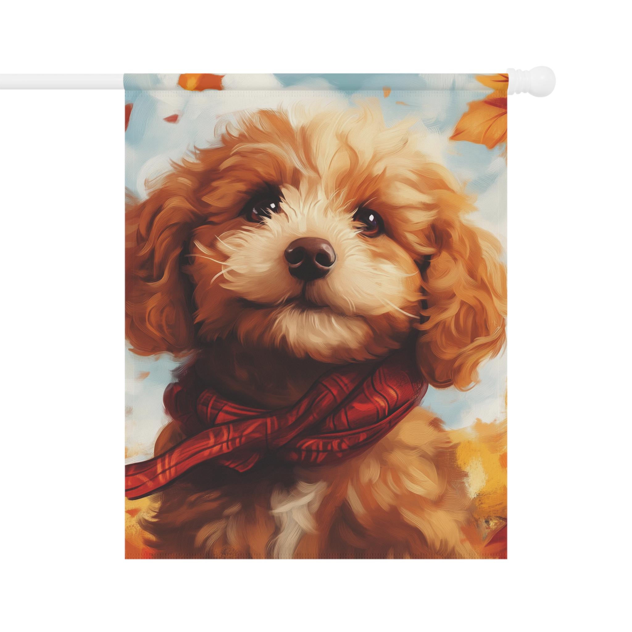 Cavapoo Dog Fall Garden & House Banner Dog Garden Banner Gift for ...