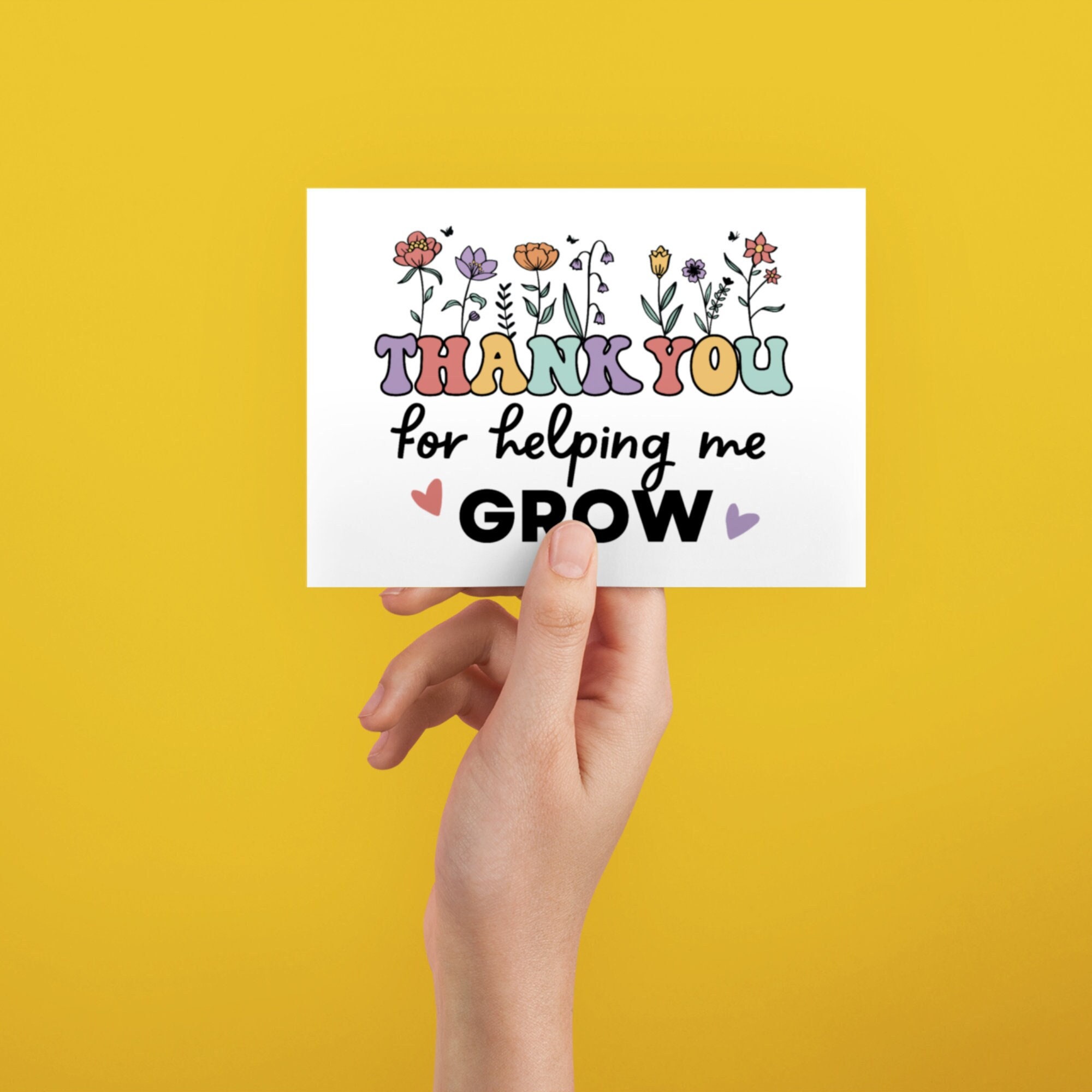 Teacher Appreciation Gift for Her Teacher Appreciation Card for Teacher ...