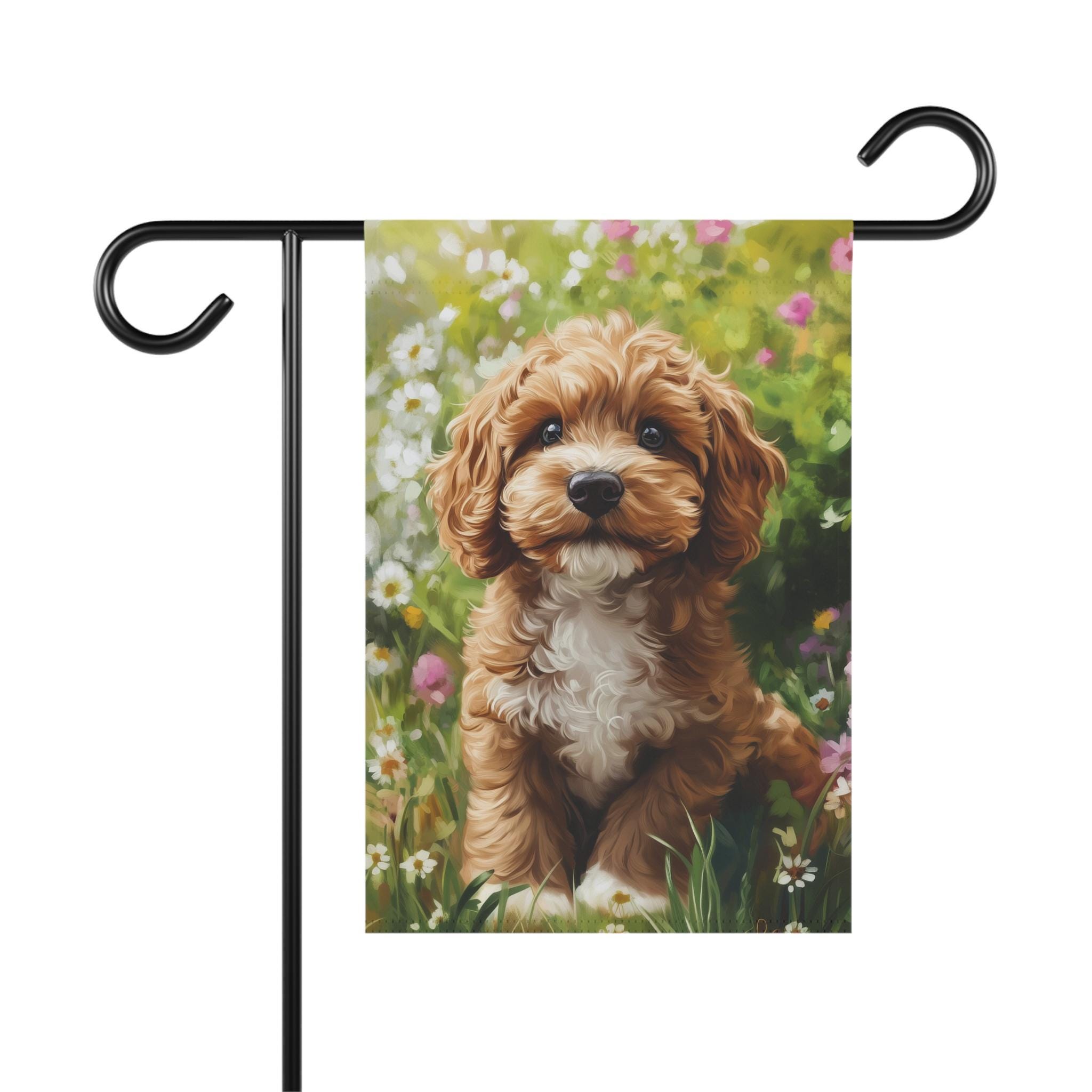 Cavapoo Dog Garden & House Banner Dog Garden Banner Gift for Gardener ...