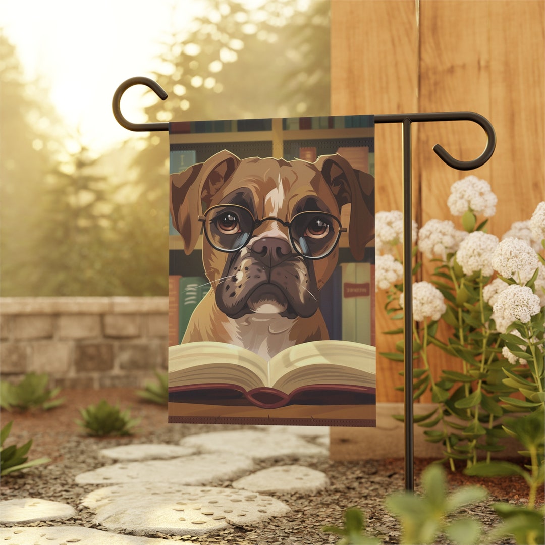 Boxer Dog Garden & House Banner Boxer Garden Banner Gift for Gardener ...