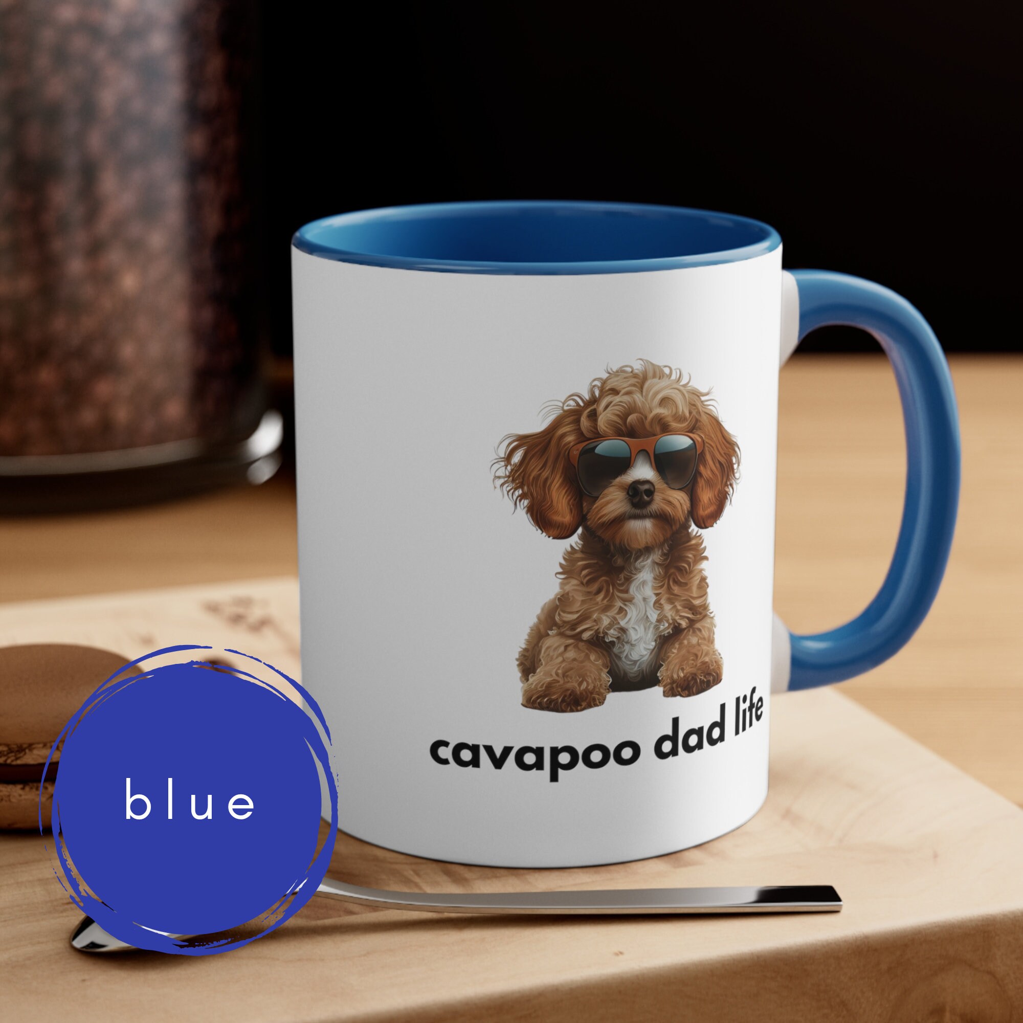 Cavapoo Dad Coffee Mug Cavapoo Dad Mug for Cavapoo Owners Cavapoo Dog ...