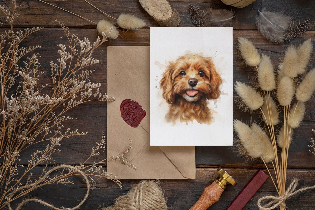 Cavapoo Greeting Card Card for Cavapoo Owner Cavapoo Card Gift for ...