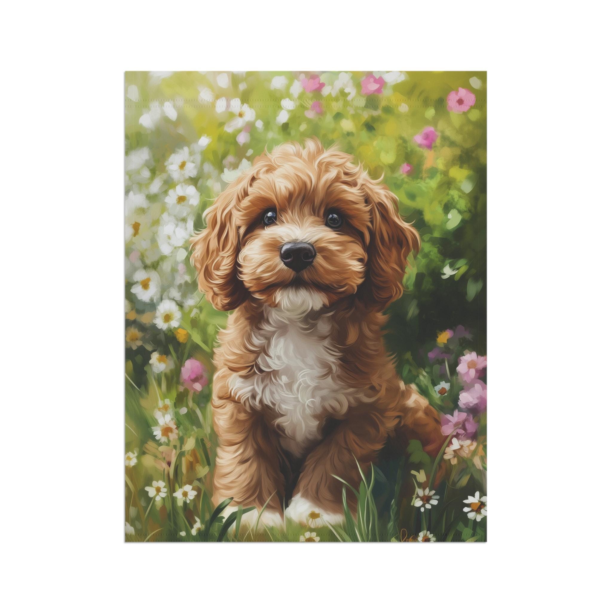 Cavapoo Dog Garden & House Banner Dog Garden Banner Gift for Gardener ...
