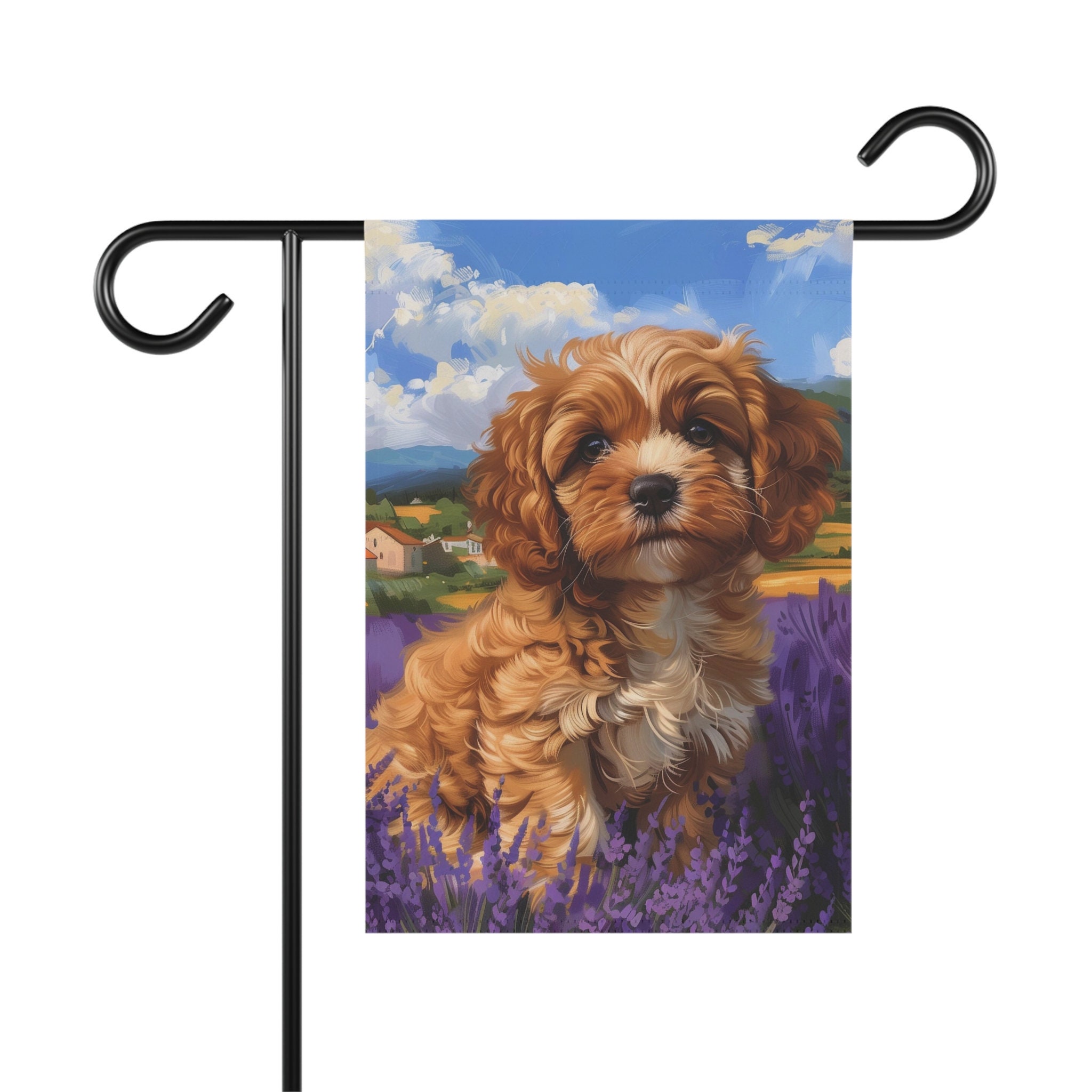 Dog Garden & House Banner Cavapoo Garden Banner Gift for Gardener - Etsy