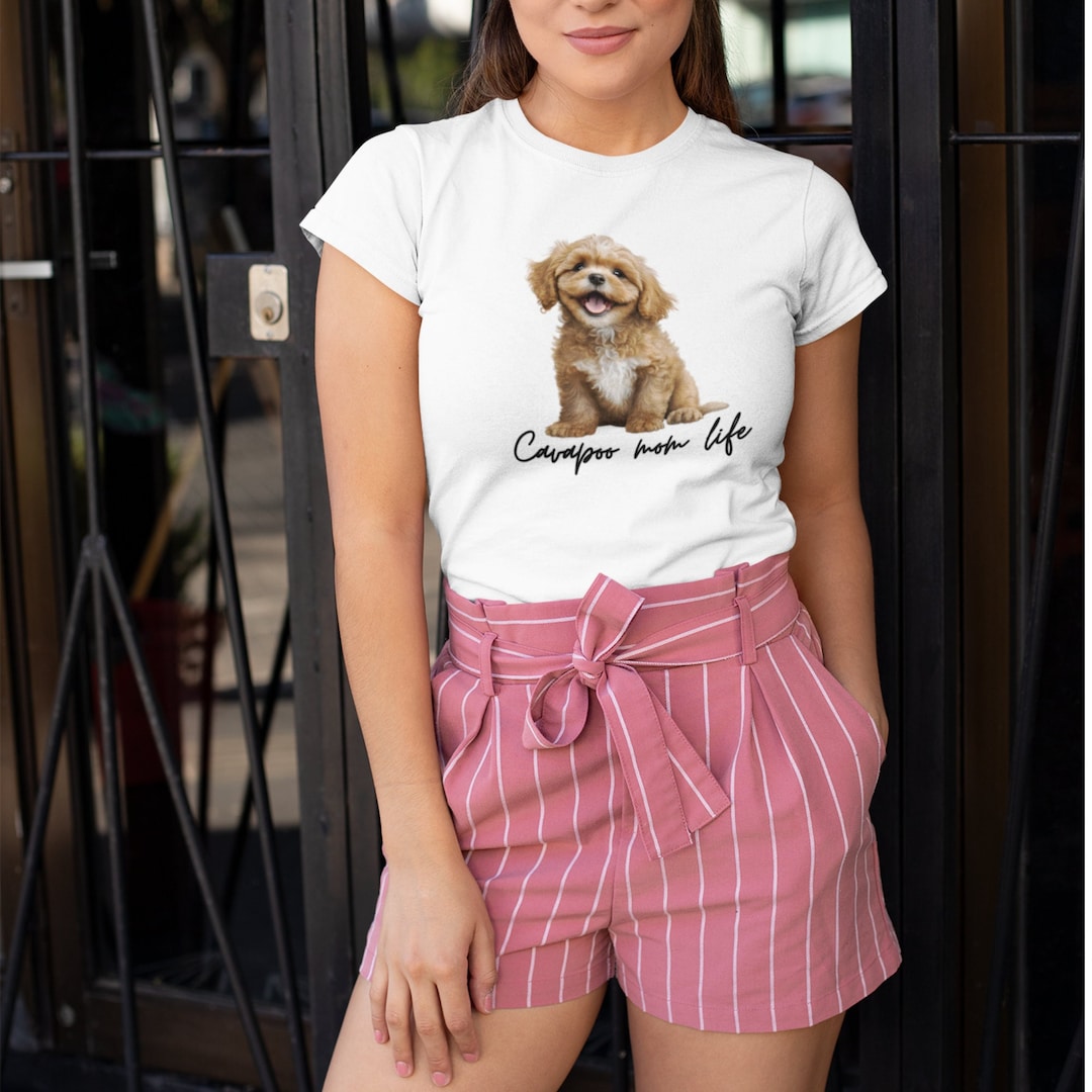 Cavapoo Mom Shirt Cavapoo Mom T-shirt for Cavapoo Owners Cavapoo Dog ...
