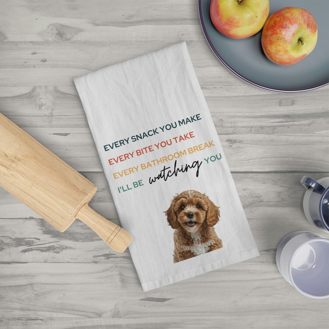 Cavapoo Tea Towel Cavapoo Lover Tea Towel for Cavapoo Owner Cavapoo Dog ...