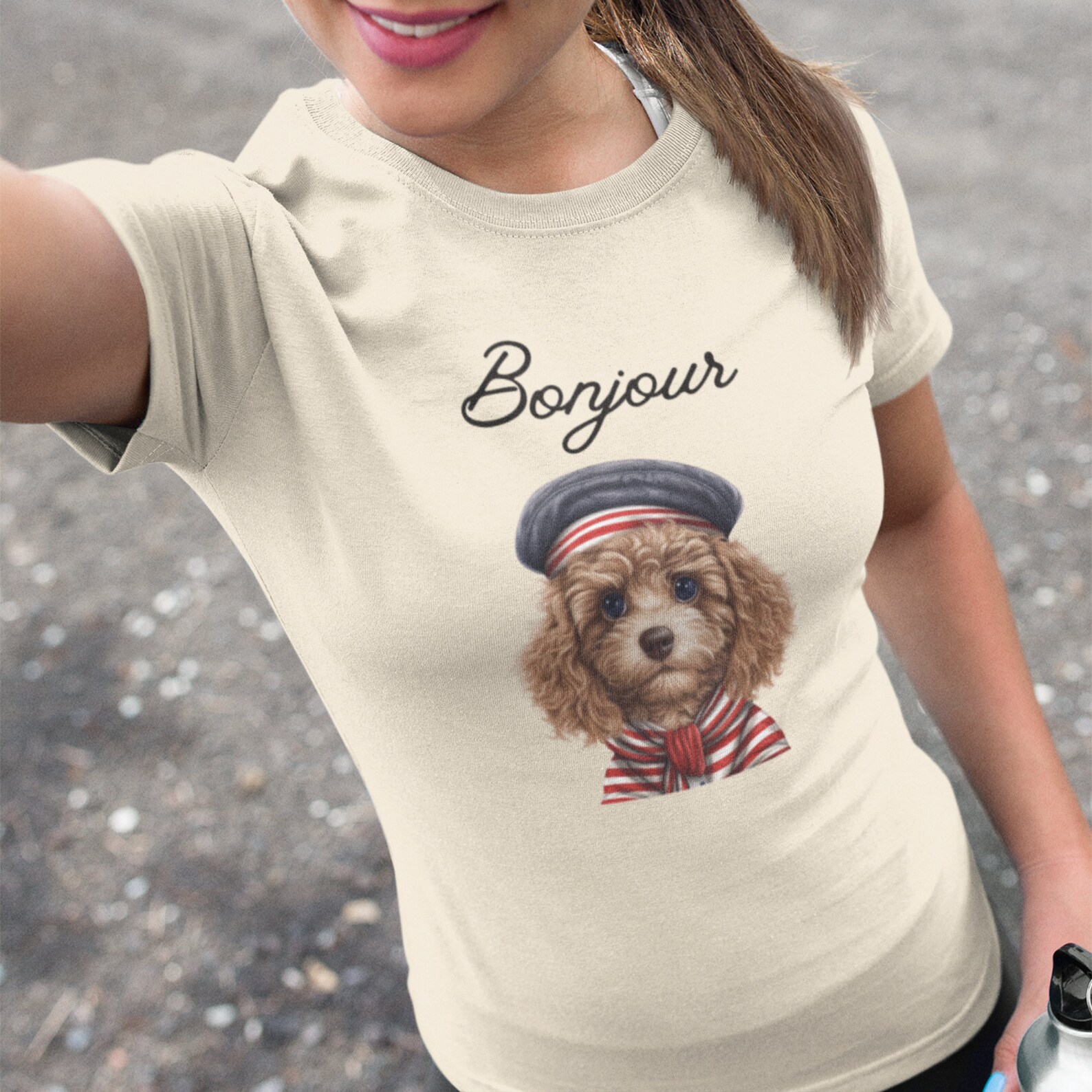 Cavapoo Dog Gift for Her Cavapoo Parisian Shirt Cavapoo Mom Shirt for ...
