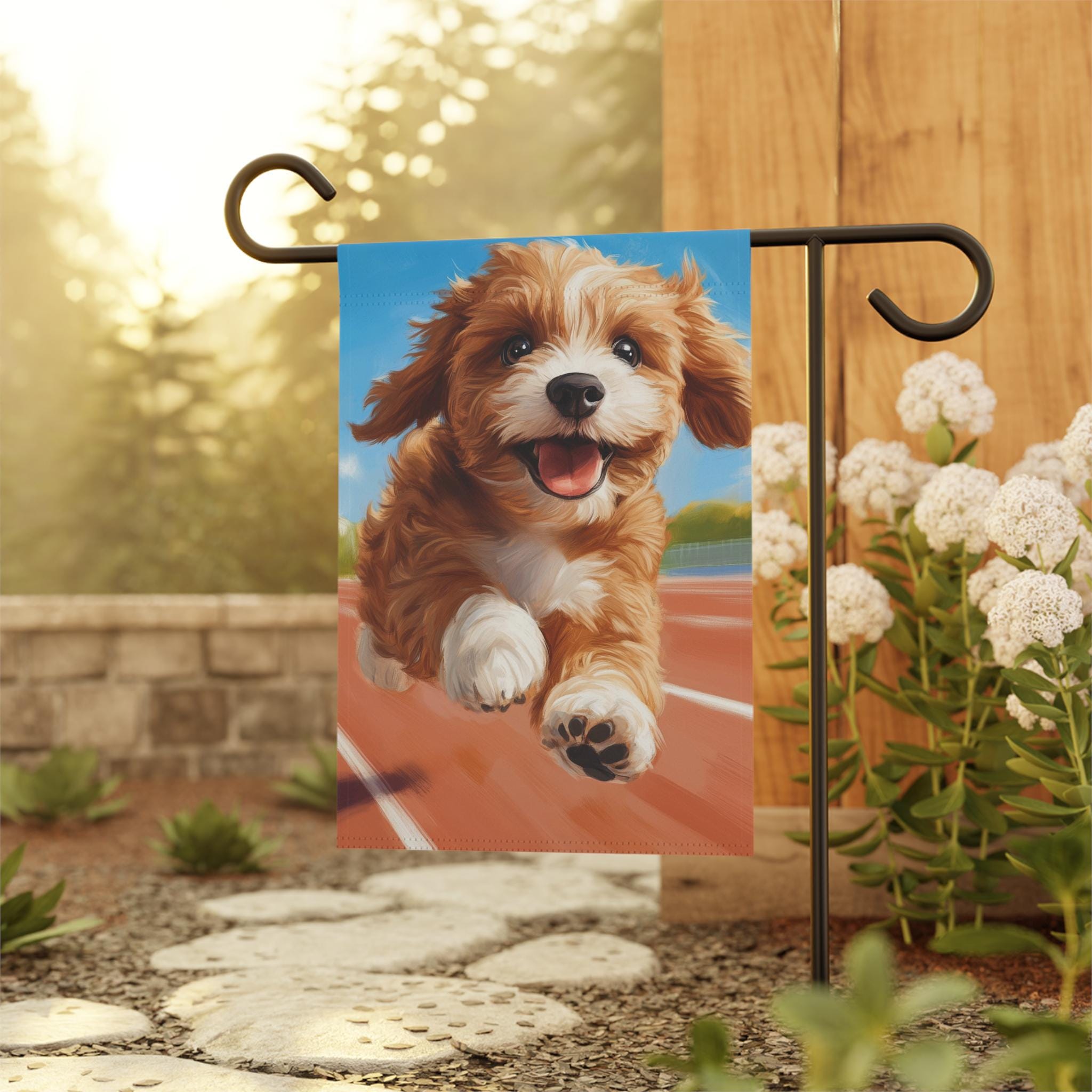 Cavapoo Dog Summer Garden & House Banner Dog Garden Banner Gift for ...