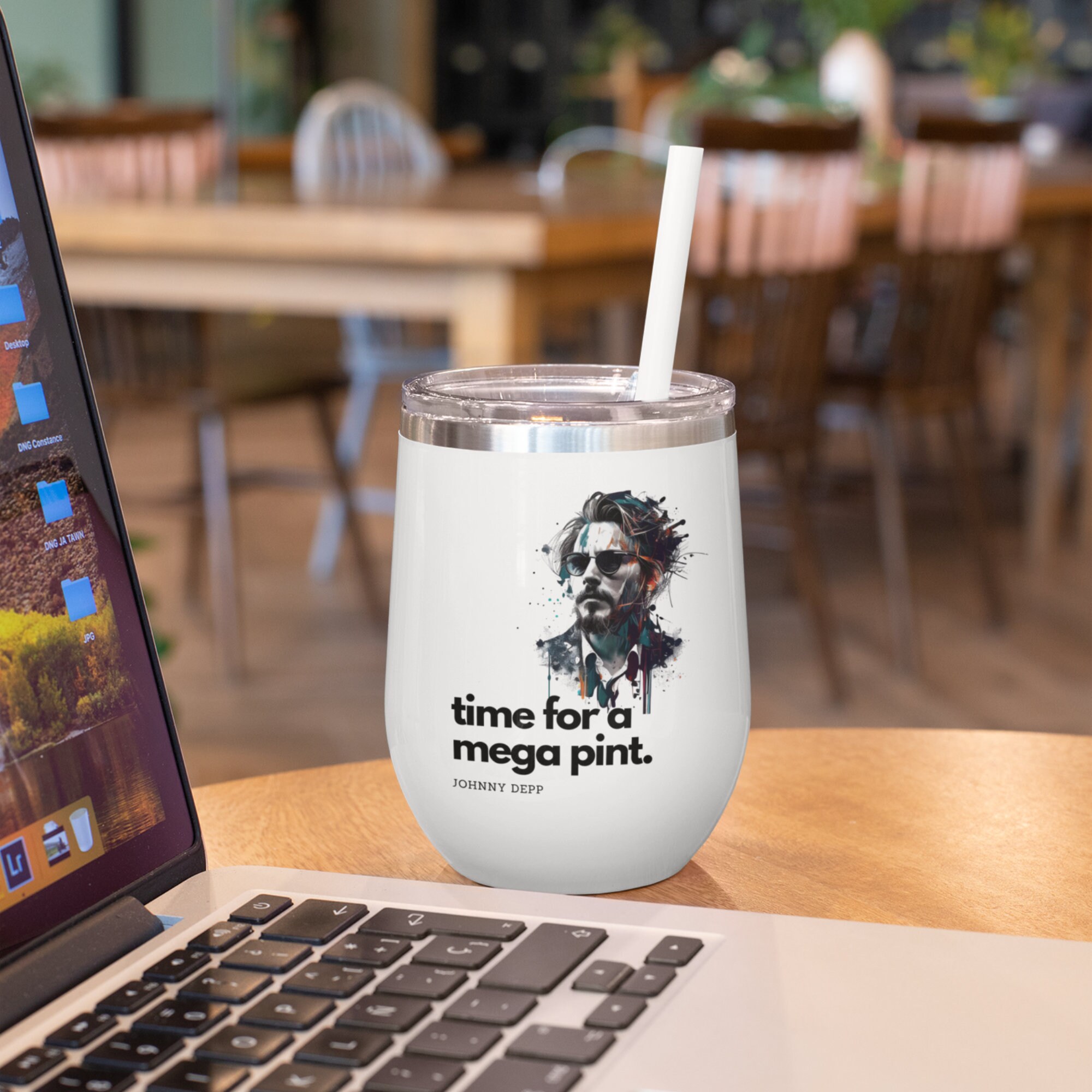 Johnny Depp Mega Pint Wine Tumbler Justice for Johnny Mega Pint Tumbler ...