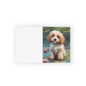 Cavapoo Greeting Card Greetings Card for Cavapoo Owner Cavapoo Card ...