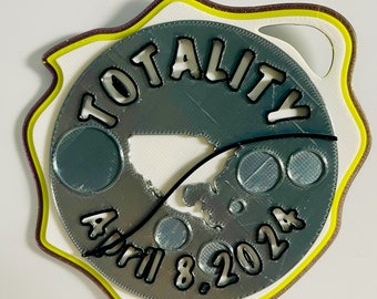 2024 Total Solar Eclipse Commemorative Enamel Pin - Etsy