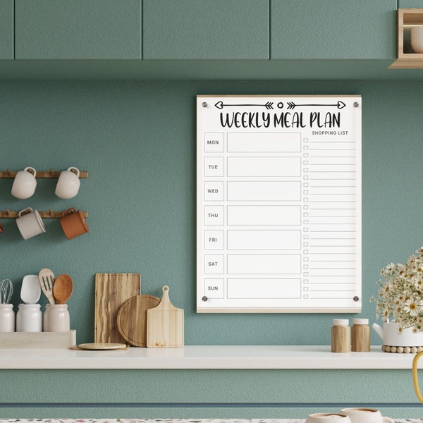 Weekly Menu Board - Etsy