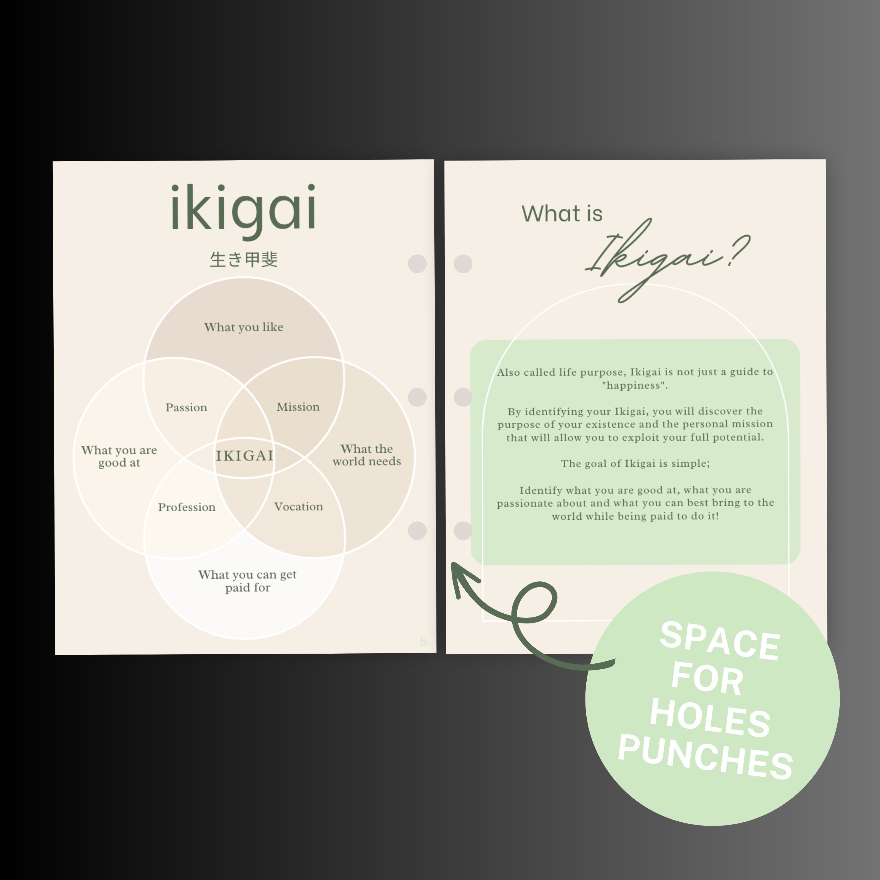 The Japanese IKIGAI Method Career & Life Mission Workbook Career ...