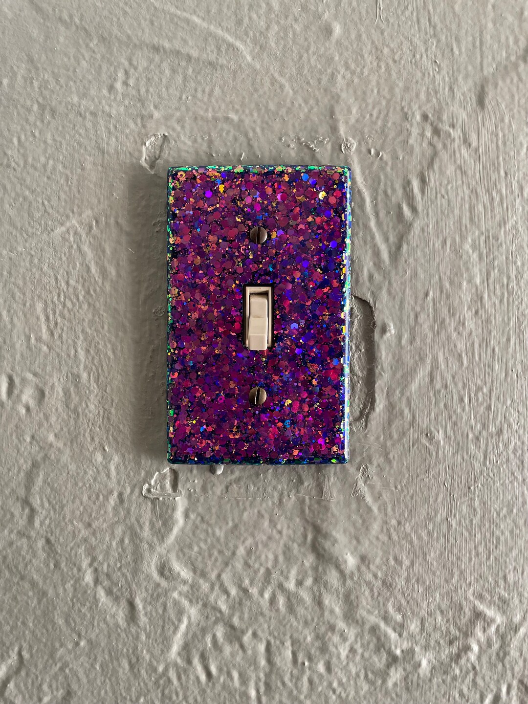 Iridescent Glitter Light Switch - Etsy