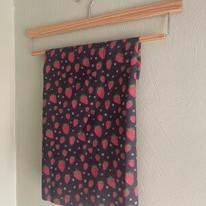 Strawberry Cotton Fabric - Etsy