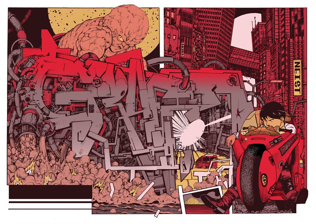 AKIRA GRAFFITI NEIST - Etsy