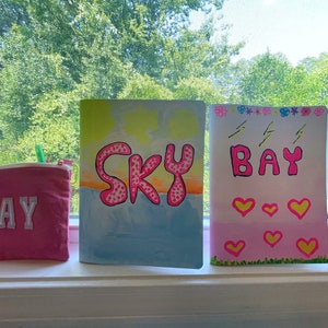 Hand Painted Personalized Composition Book Customized Notebook - Etsy