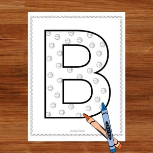 Alphabet Coloring Pages | A-Z Doodle Worksheets (printable PDF) - Etsy