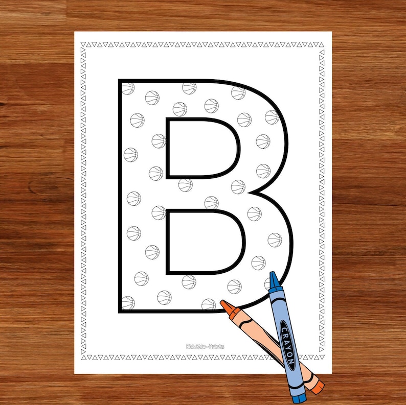 Printable Alphabet Coloring Pages | Preschool Worksheets | Set of 26 ...