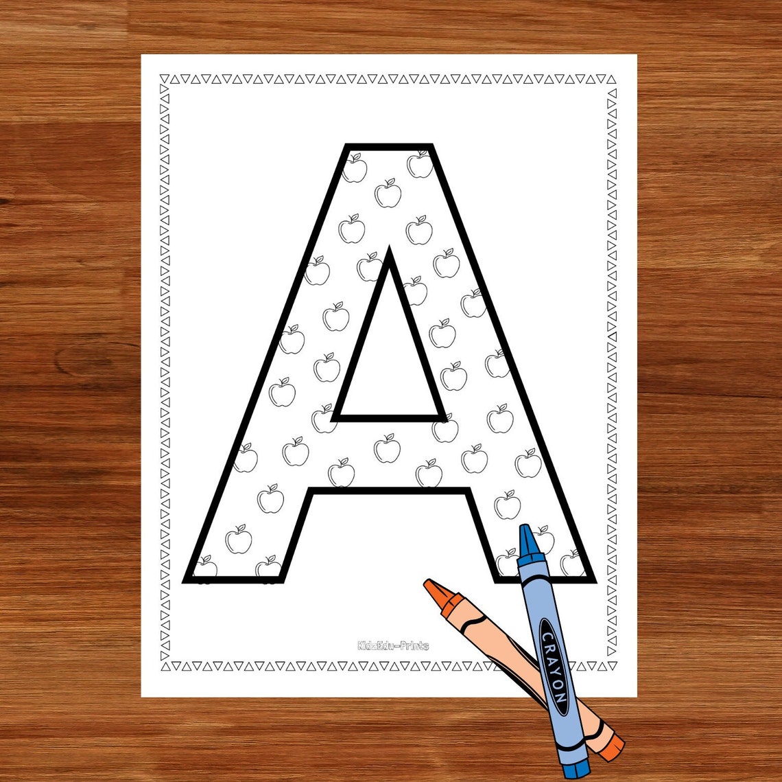 Printable Alphabet Coloring Pages | Preschool Worksheets | Set of 26 ...