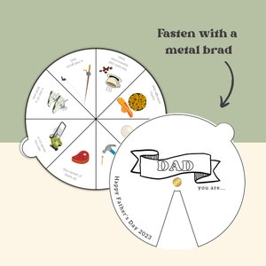 Father's Day Craft for Kids Father's Day Interactive - Etsy