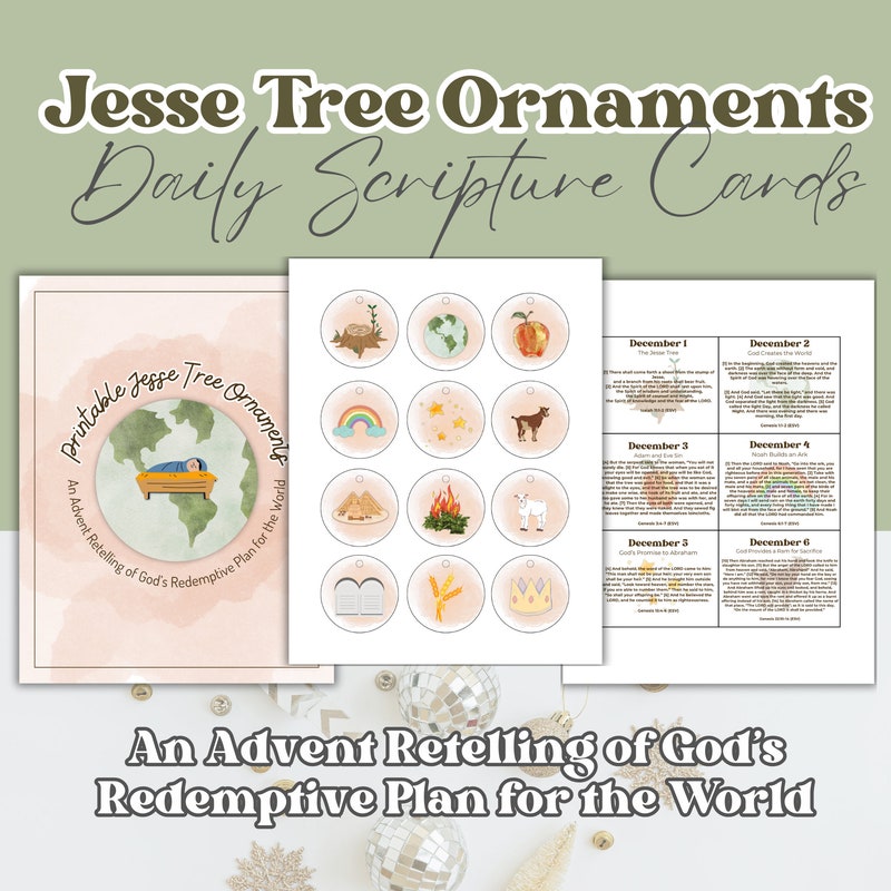 Jesse Tree Ornaments - Etsy